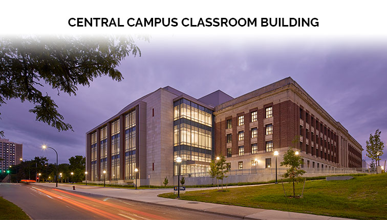 University of Michigan, Central Campus Classroom Building & The ...