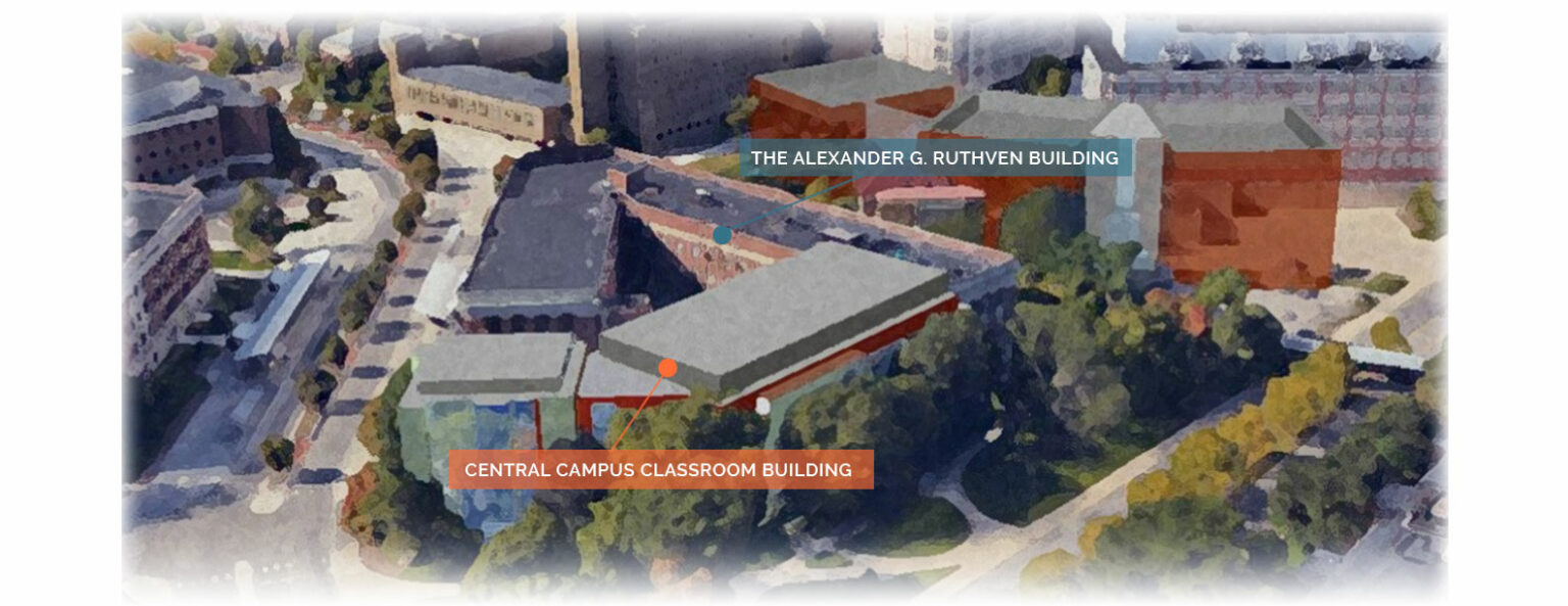 University of Michigan, Central Campus Classroom Building & The ...