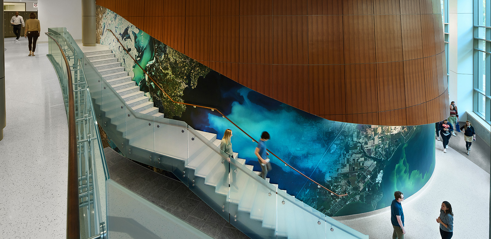 Emory University, Randall Rollins Building, "Pulse" Connector Graphics ...