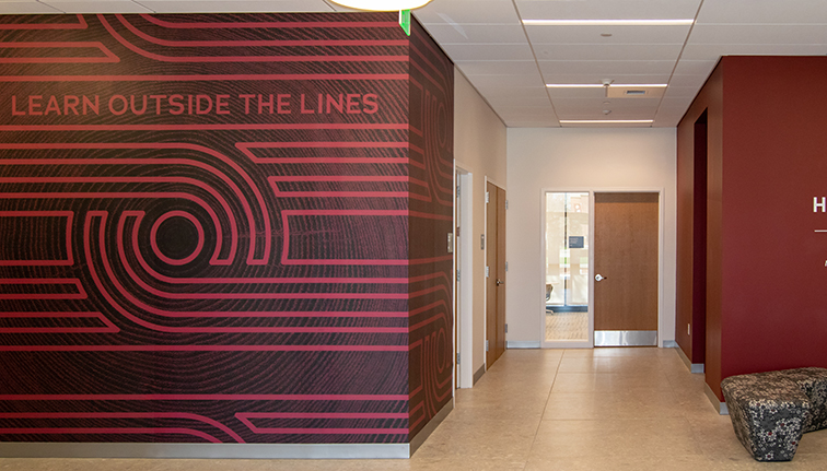 Experiential Graphics, Iona University Health Sciences